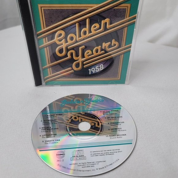 Media | Golden Years 1958 Audio Cd 199 | Poshmark